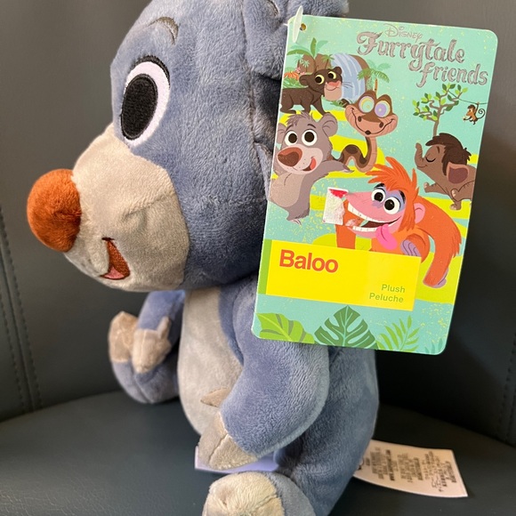 Disney | Toys | Walt Disney Furrytale Friends Baloo 9 Plush Stuffed ...